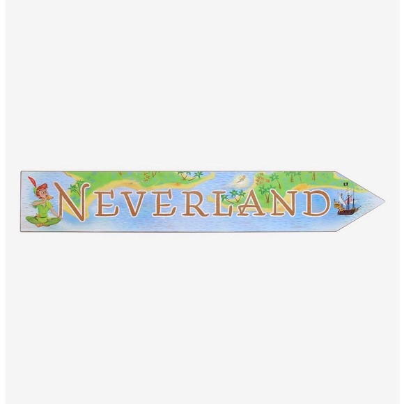Hot Topic | Wall Decor | Nwt Disney Peter Pan Tinker Bell Lost Boys ...